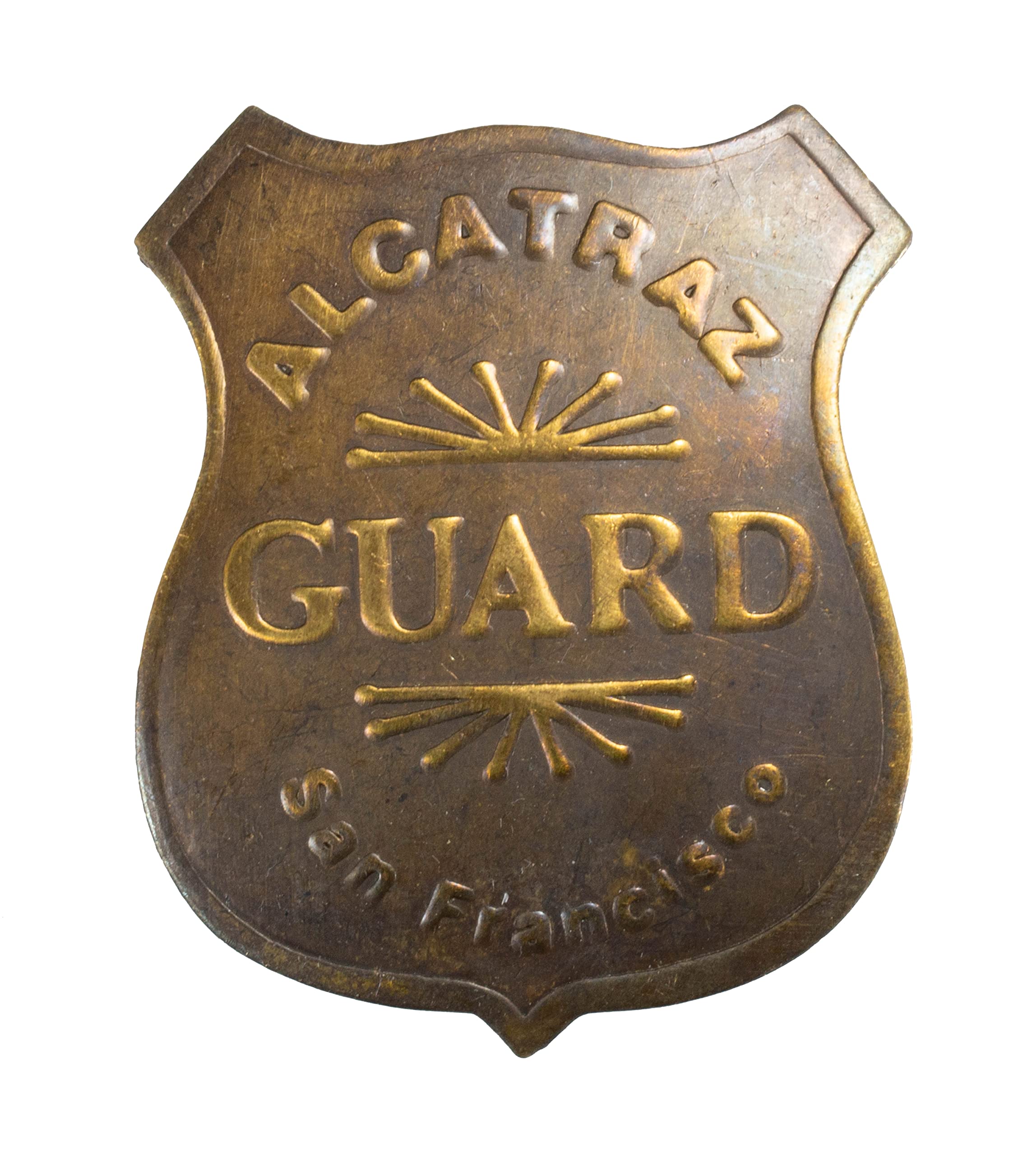 Amazon.com: Artisan Owl Alcatraz Guard Old West Replica Badge Metal ...