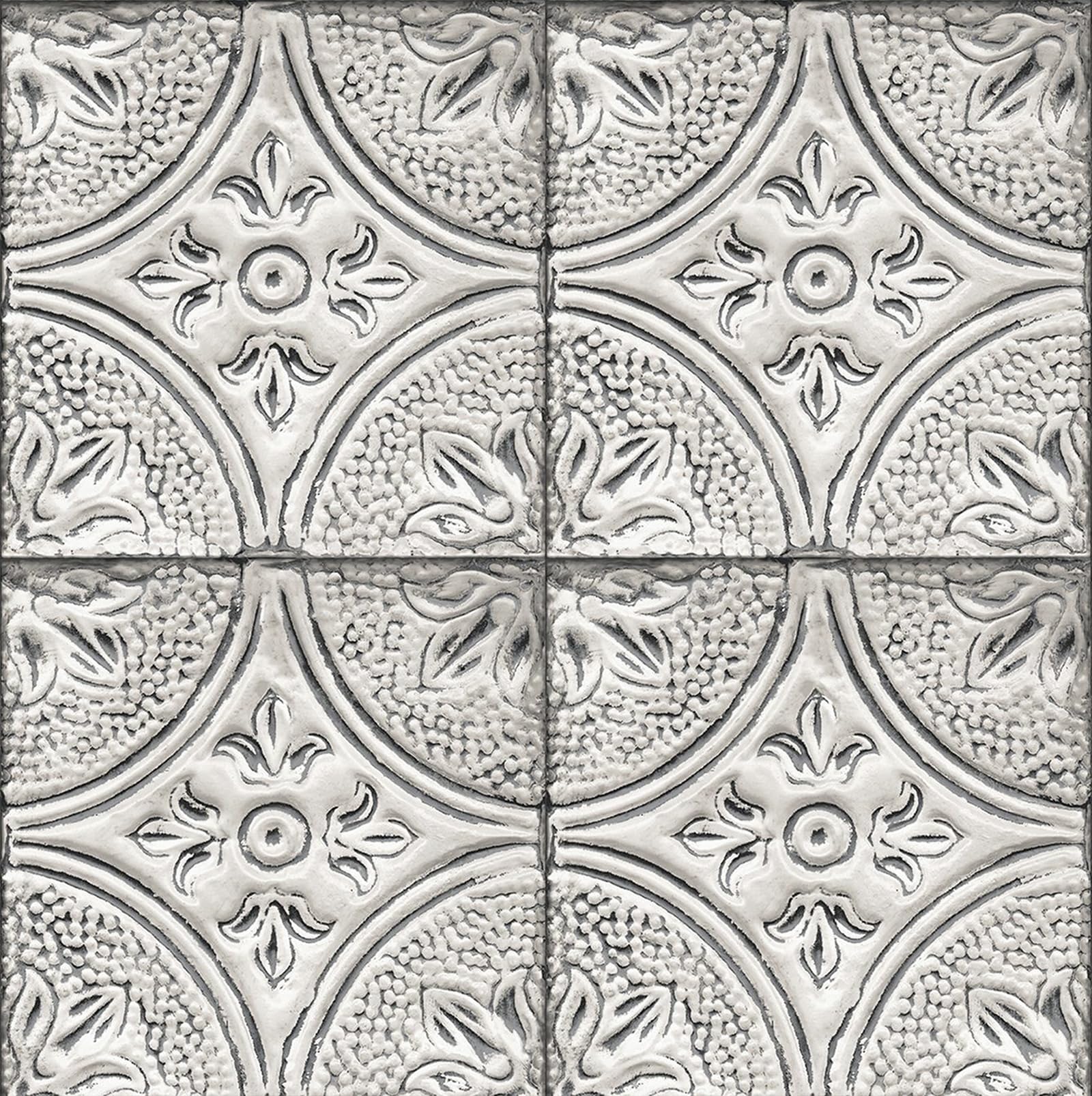 Snapklik.com : 17.5in23ft Off White Ceiling Wallpaper Stick And Peel ...