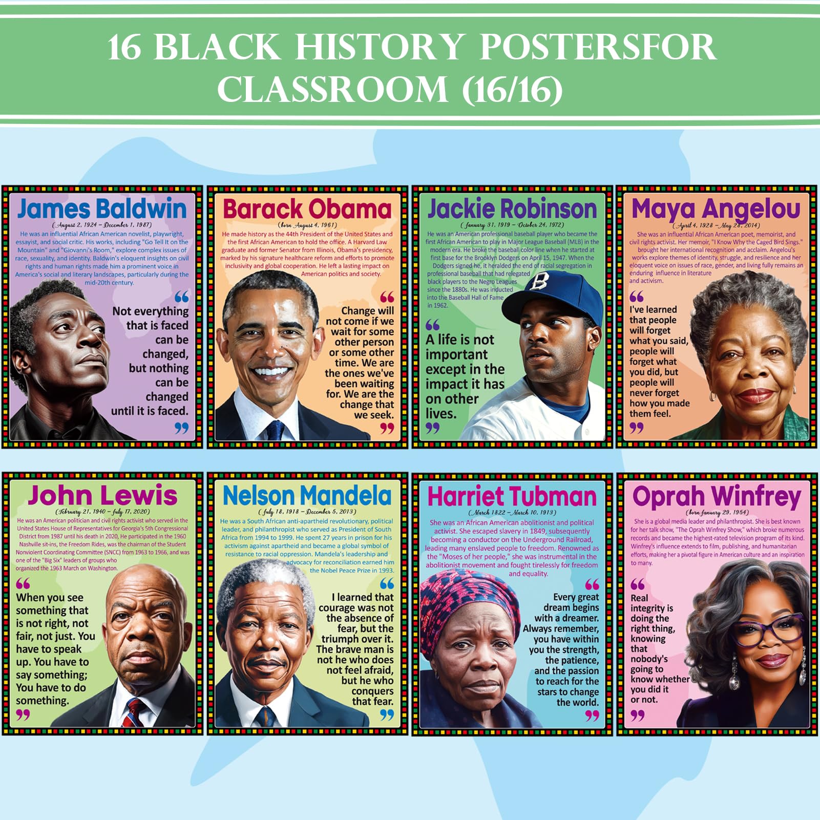 Snapklik.com : 16 Black History Posters - Black Juneteenth Posters 13.4 ...