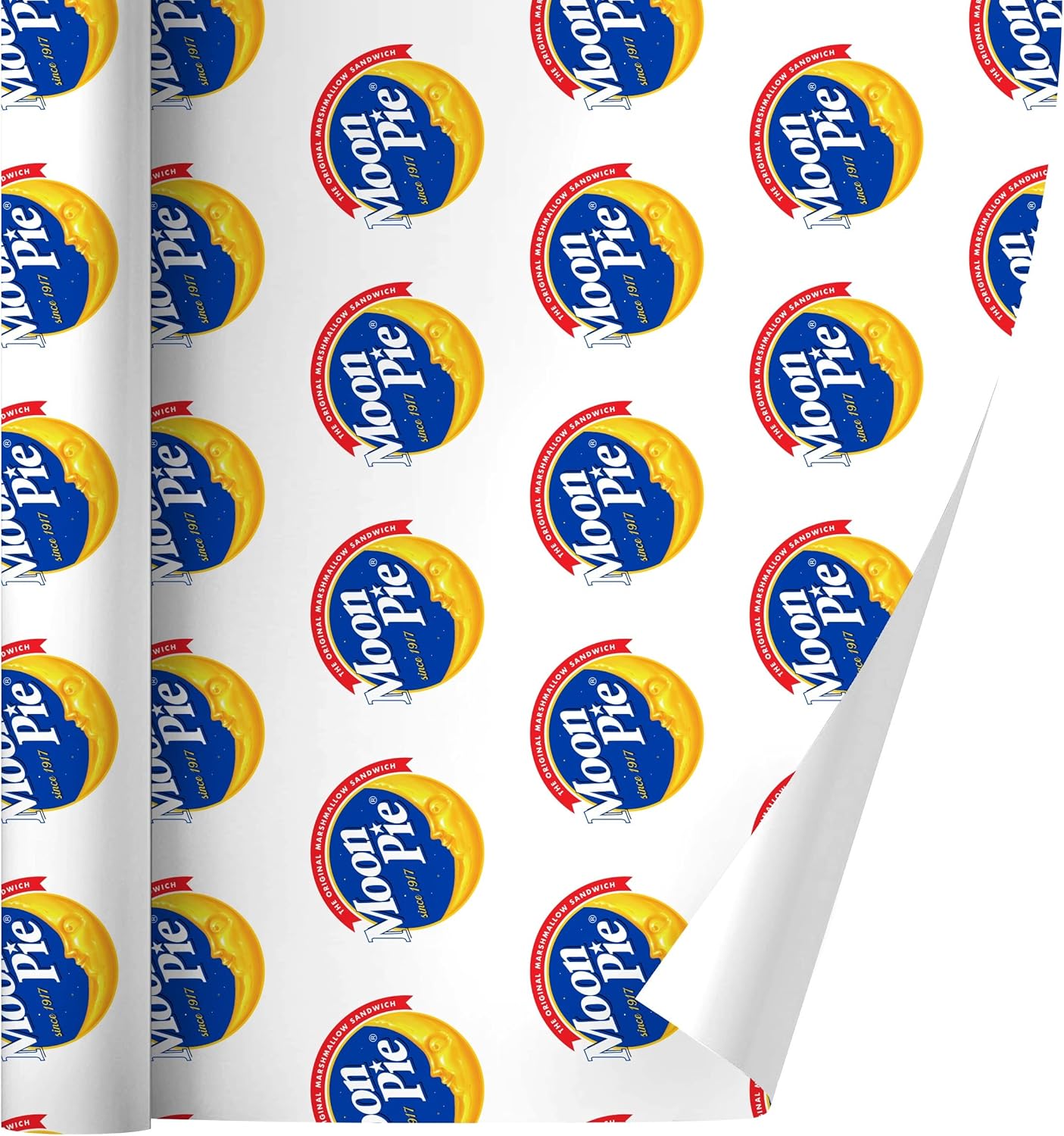 Amazon.com: GRAPHICS & MORE MoonPie Logo Gift Wrap Wrapping Paper Rolls ...