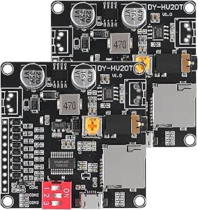 Amazon.com: AITIAO 2PCS 20W Voice Playback Module MP3 Music Player DC 6 ...