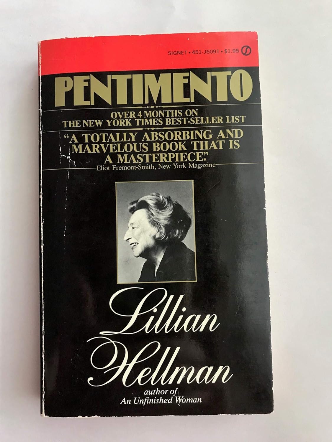 Pentimento: a Book of Portraits: hellman, lillian: Amazon.com: Books
