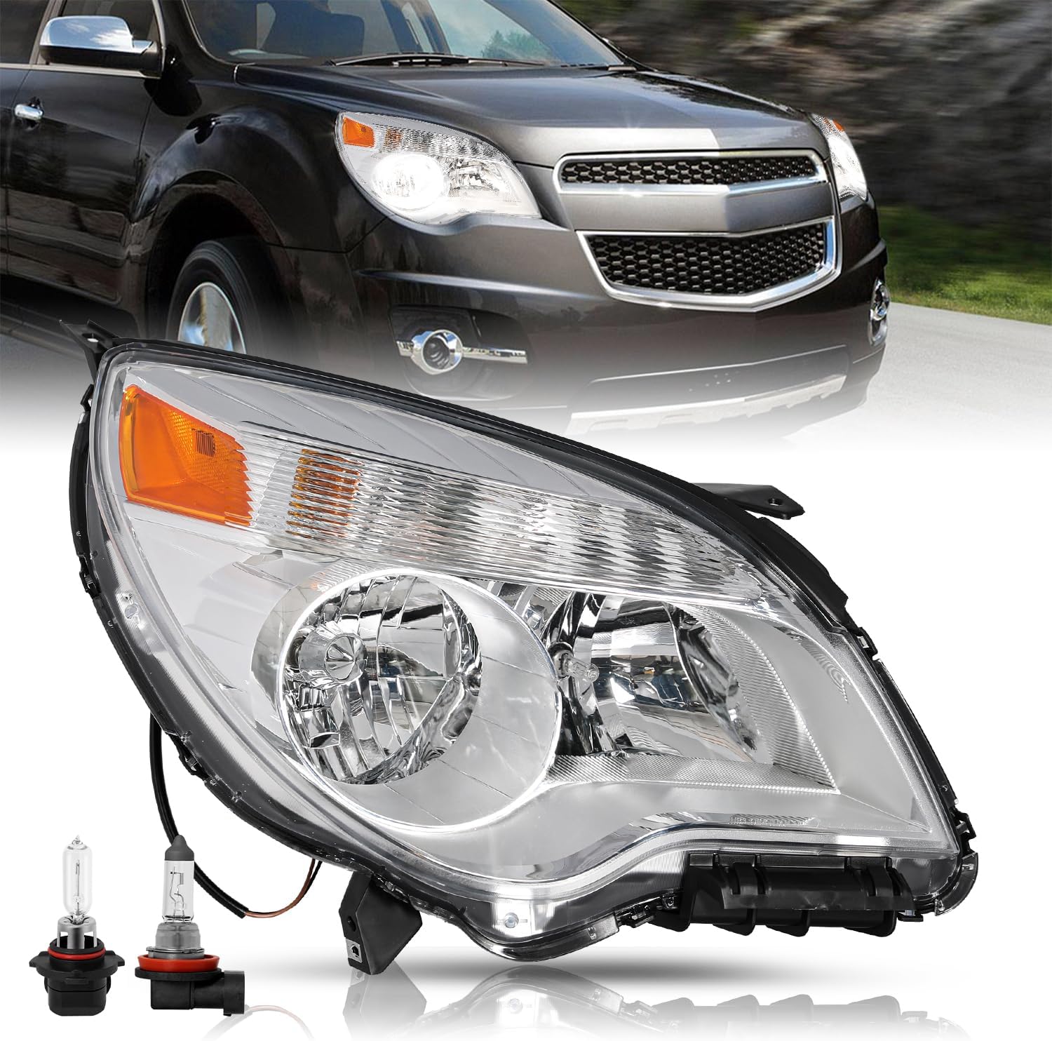 Amazon.com: TUSDAR Headlights Assembly Fit 2010-2015 Chevy Equinox ...