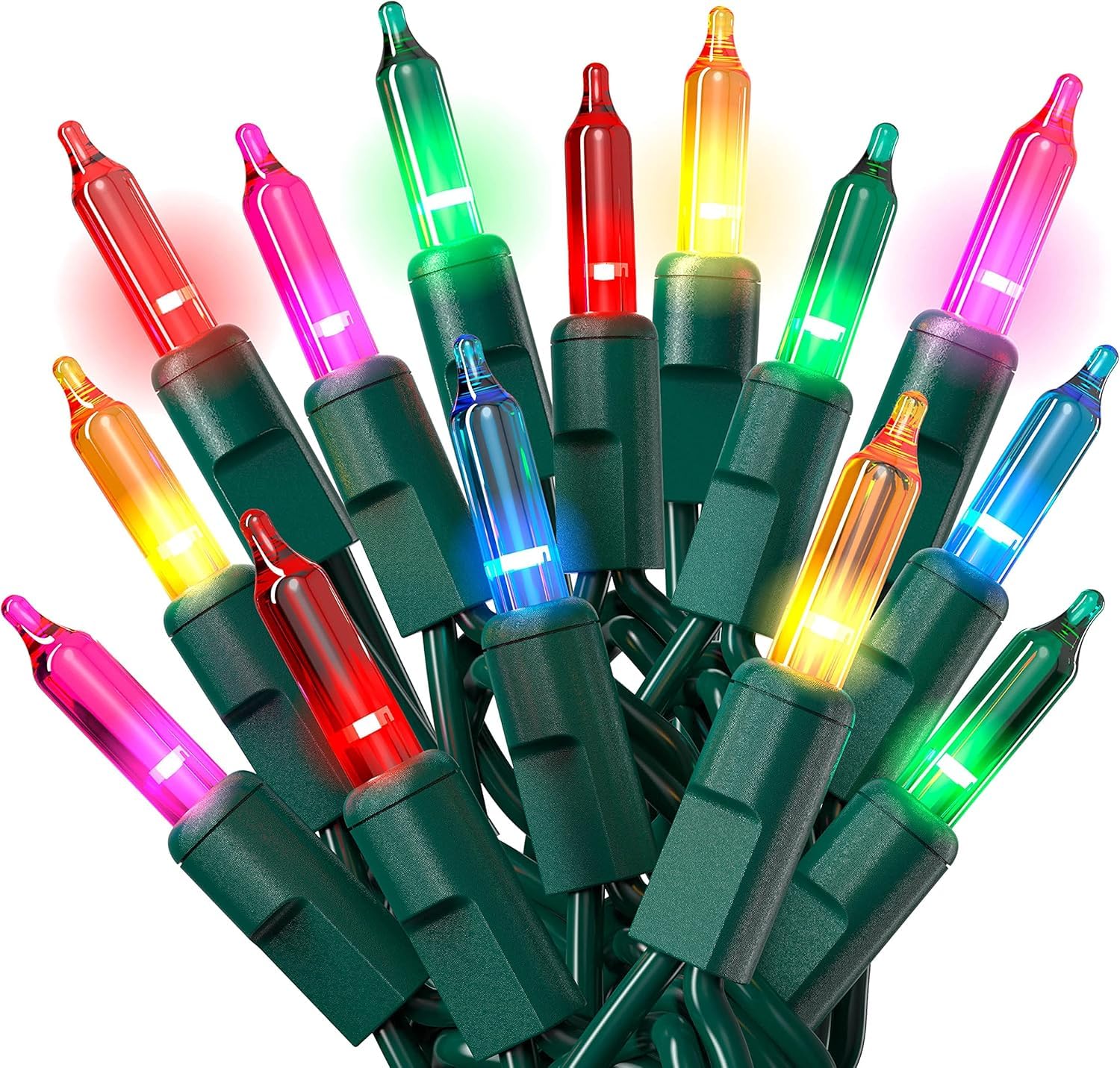 Lightdot 2 Pack Luces Navideñas Conectable, 200LED Luces para Arbol de ...