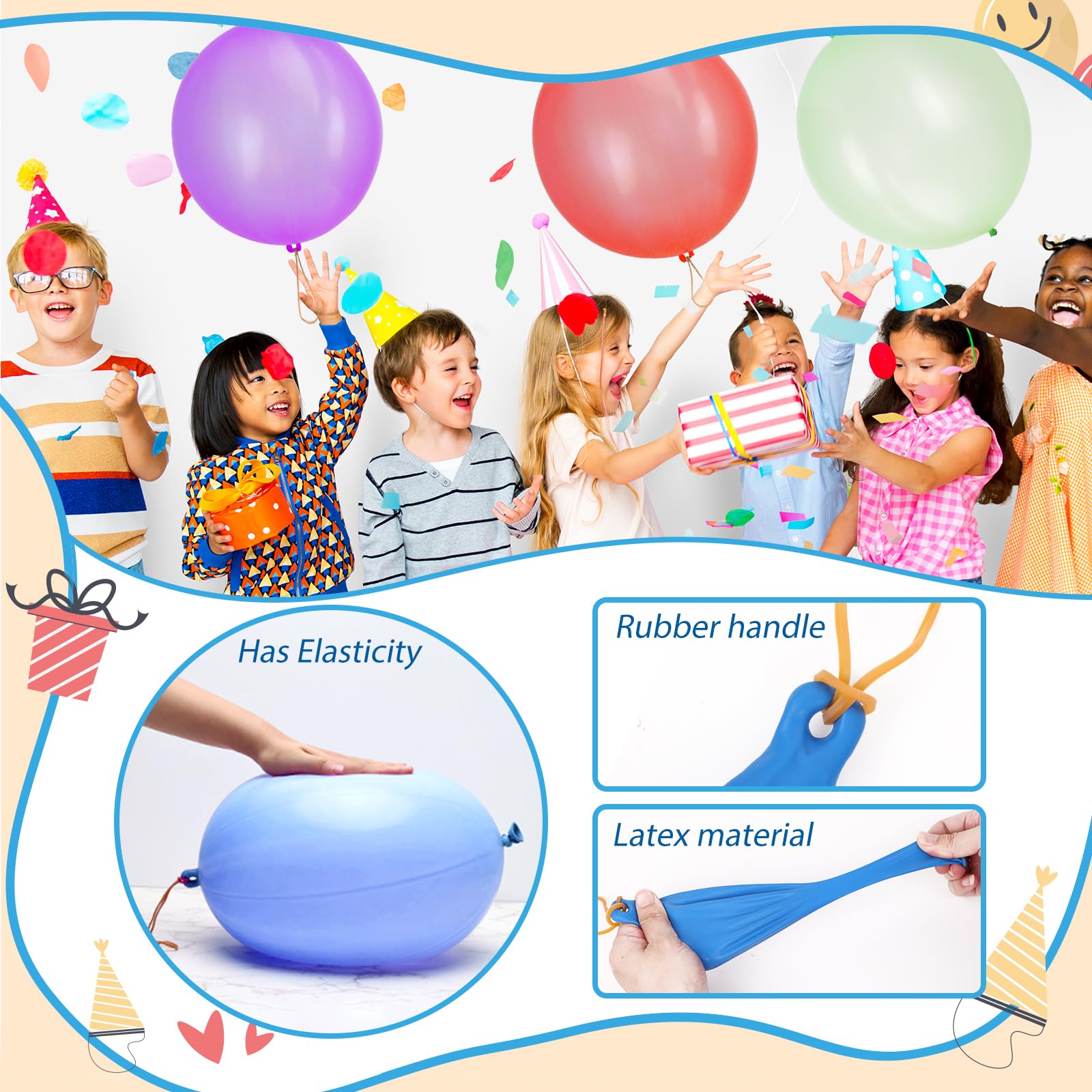 Snapklik.com : Rubfac 30Pcs Punch Balloons, Party Favors For Kids ...