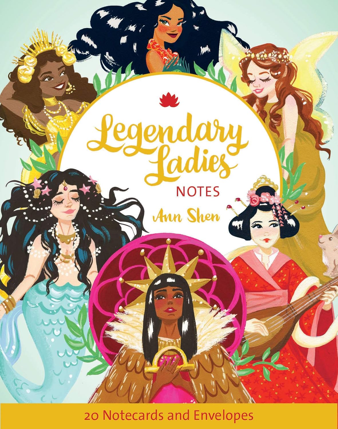 Amazon.com : Legendary Ladies Notes: 20 Notecards and Envelopes ...