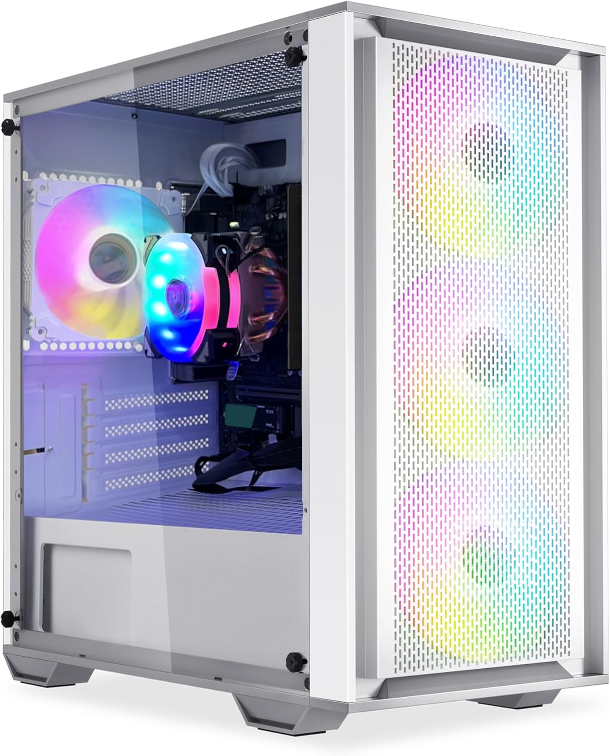 Amazon.com: HELLOLAND Gaming Desktop PC AMD Ryzen 5 5600G 6-Core 3.9GHz ...