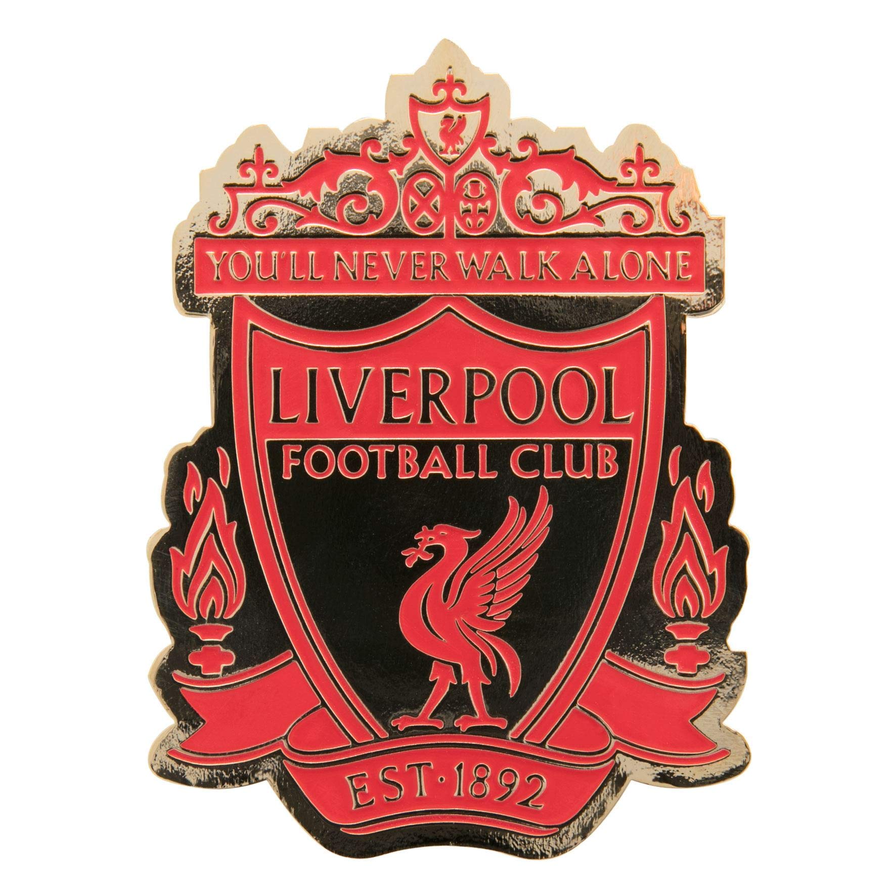 Official Liverpool FC LFC Red & Gold Magnet : Amazon.co.uk: Sports ...