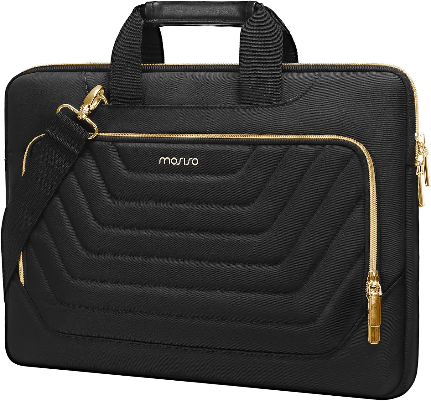 Amazon.com: MOSISO Laptop Shoulder Bag,15.6 inch Computer Bag ...