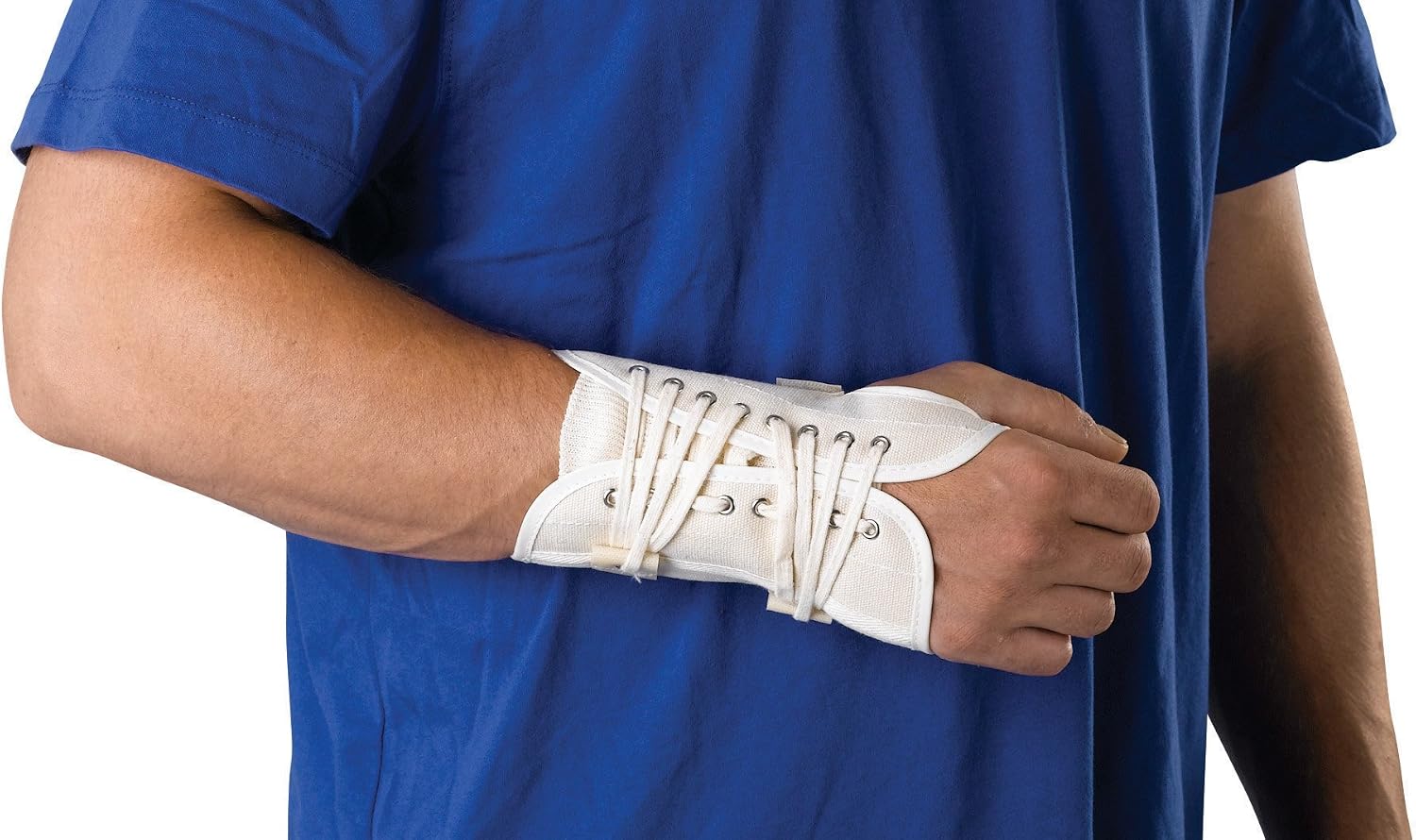 Amazon.com: Medline ORT19300RL Lace-Up Wrist Splints, Large : Health ...