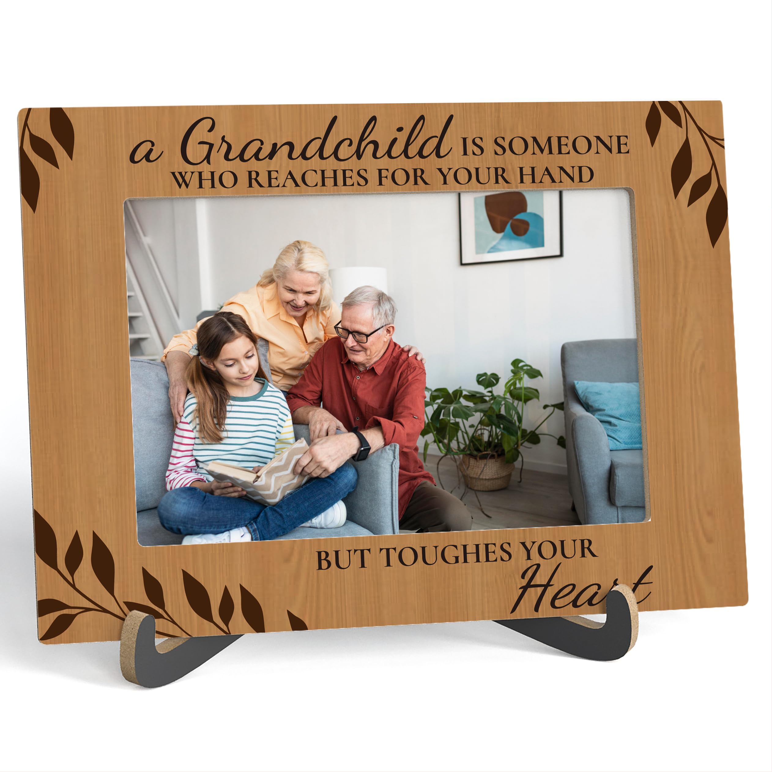 Amazon.com - Grandparents Picture Frame, A Grandchild is Someone Who ...