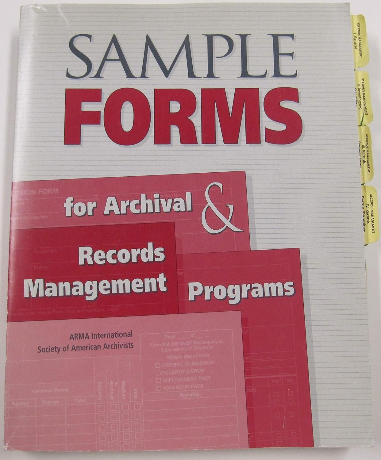 Amazon.fr - Sample Forms for Archival and Records Management P - Livres