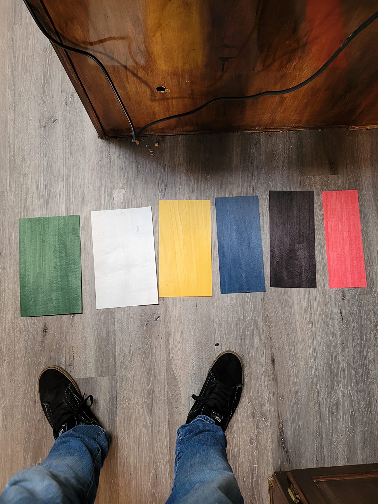 Dyed Base Color Assortment, 3 Sq. Ft. Veneer Pack - Wood Veneers ...