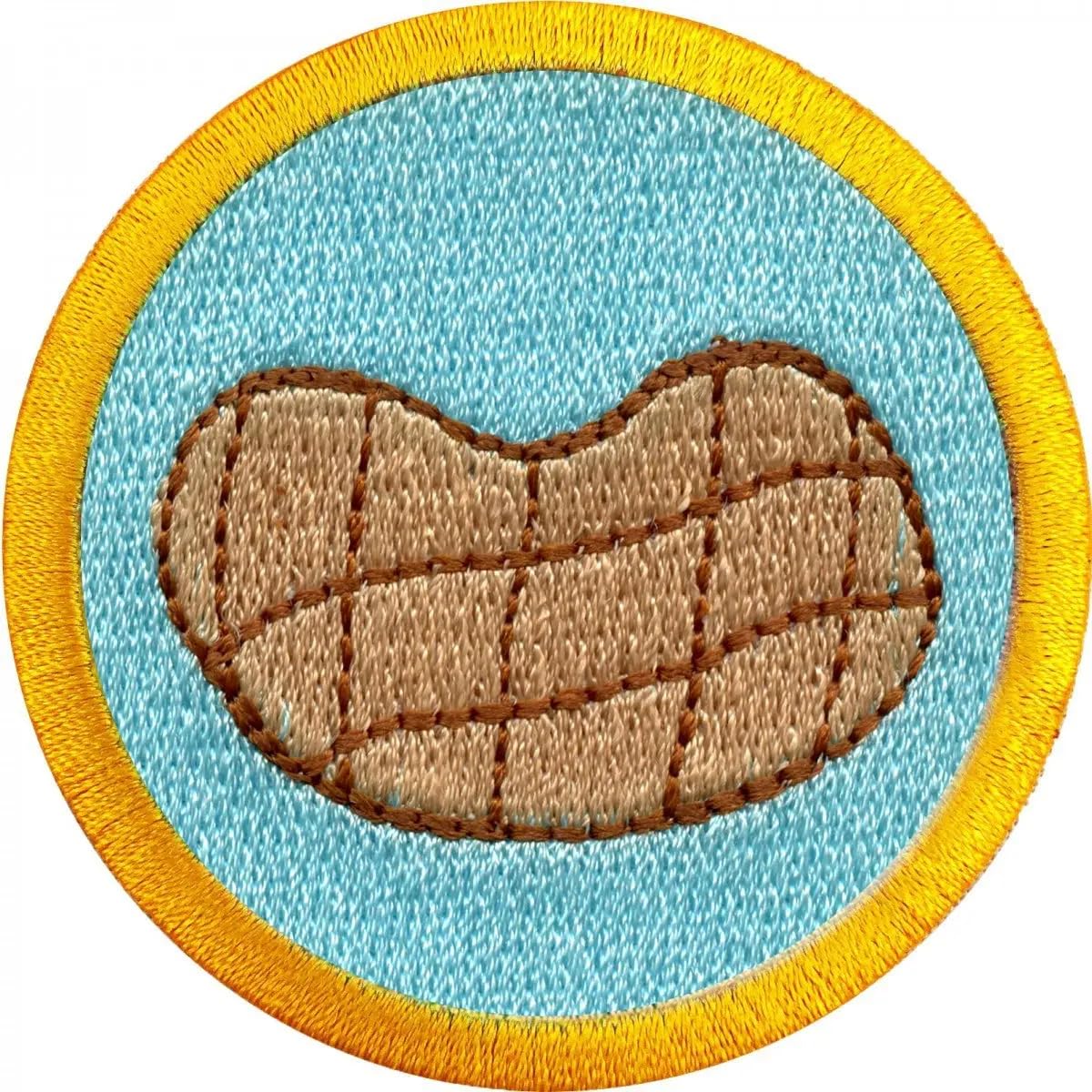 Amazon.com: Peanut Cracking Badge Patch Foraging Wilderness Scout Sash ...