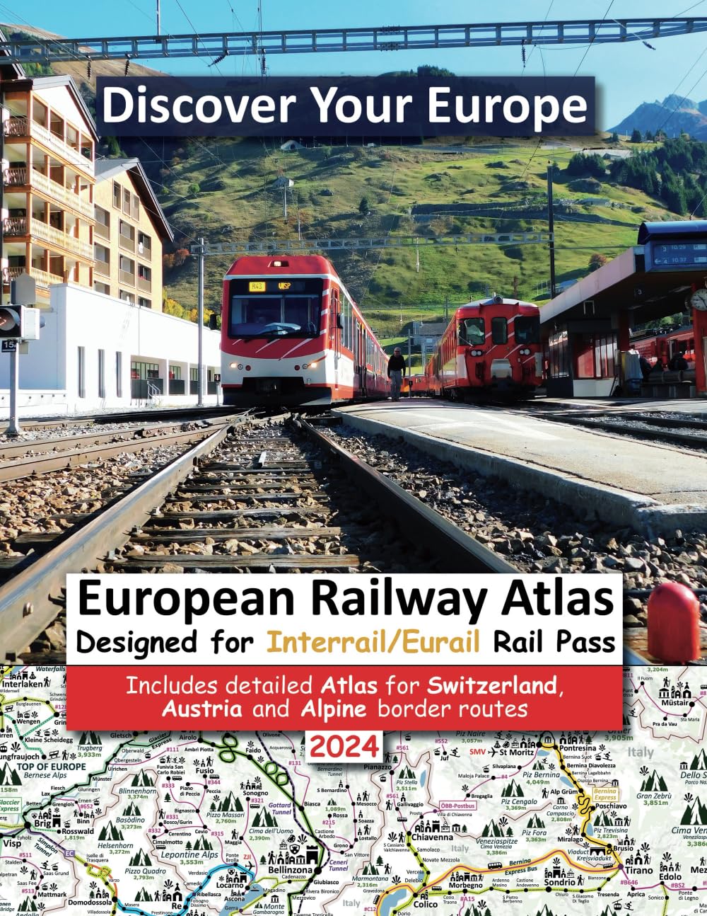 Amazon | European Railway Atlas - Designed for Interrail / Eurail Rail ...