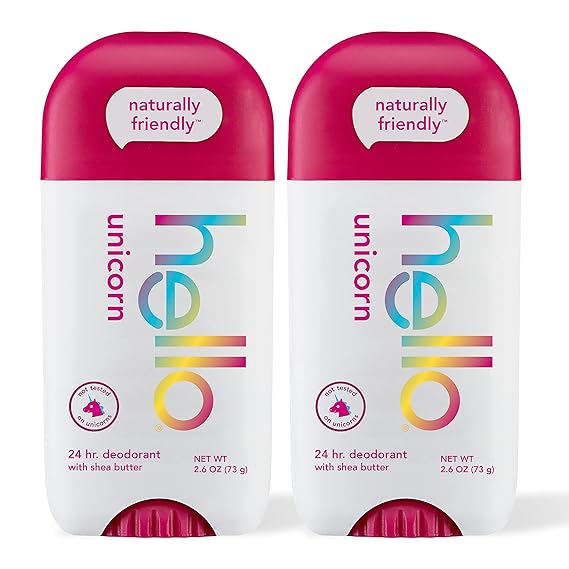 Amazon.com : hello Unicorn Aluminum Free Deodorant for Women, Girls ...