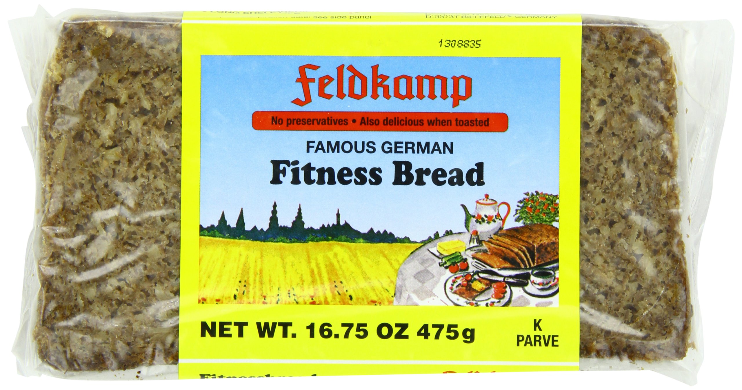 Snapklik.com : Delba Famous German Fitness Bread, 16.75 Ounce