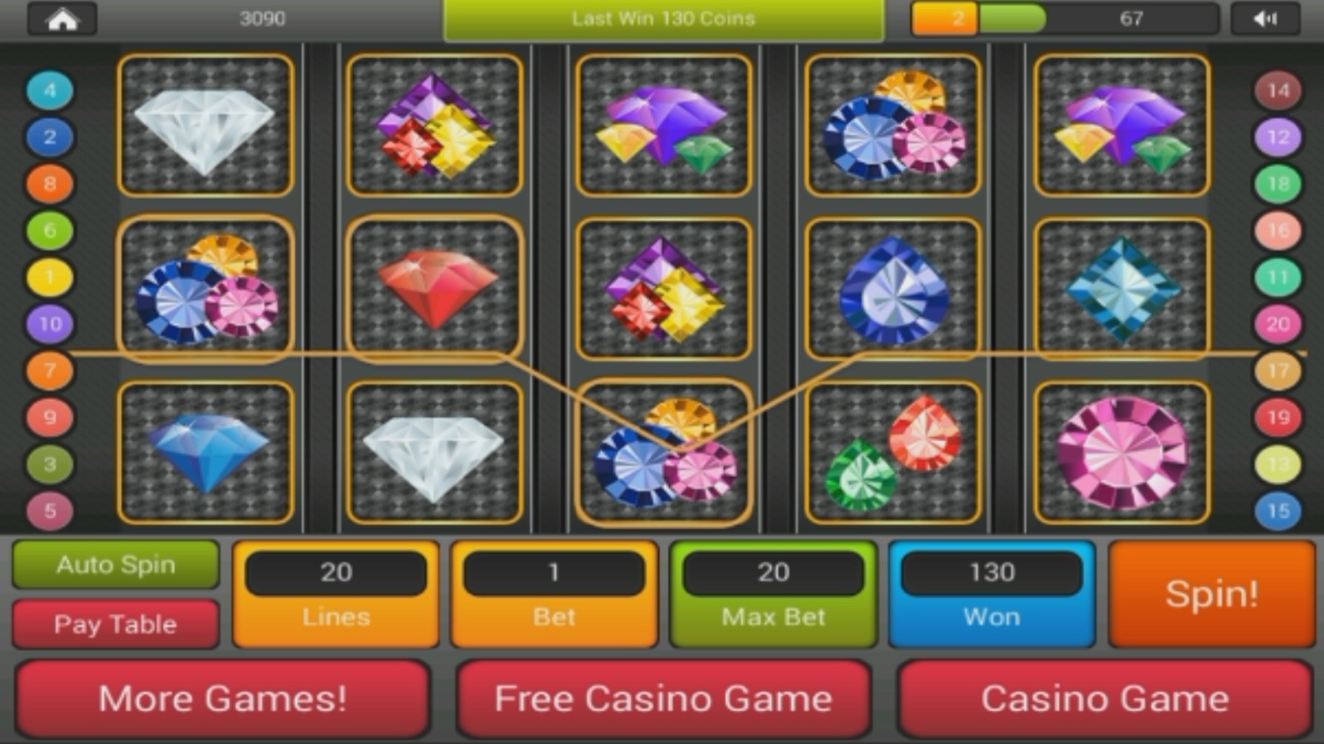 Slots Jewel Gem & Double Diamond Star Craze Mania Casino Games Free ...