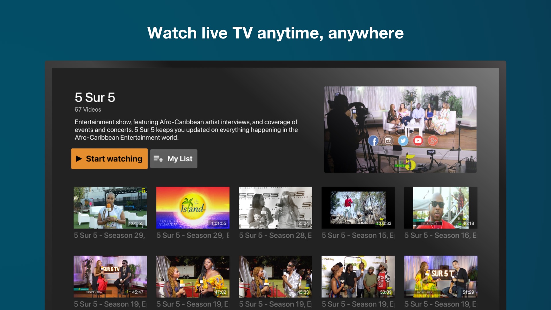 Island TV - App on Amazon Appstore