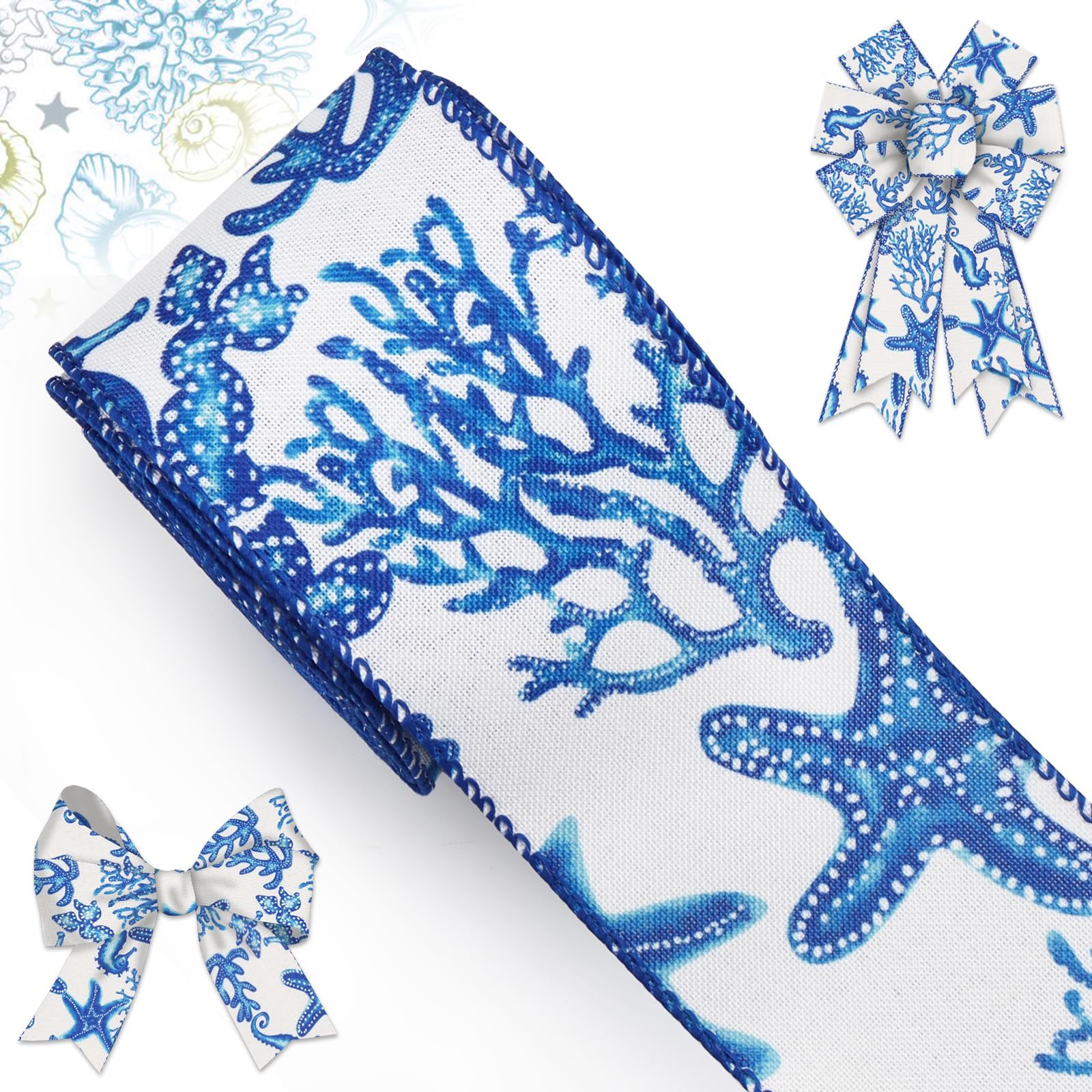 Amazon.com: Morex Ribbon Coastal Celebrations - Mermaids Crossing ...