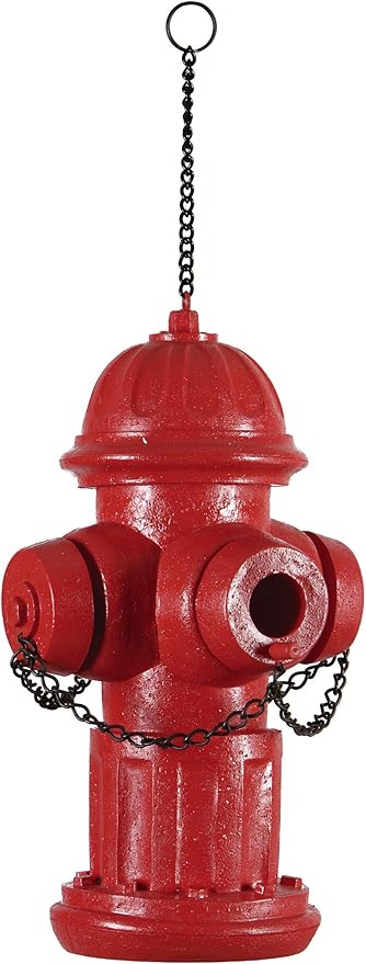 Amazon.com : New Creative 24762 Feathered Garden Birdhouse, Fire ...