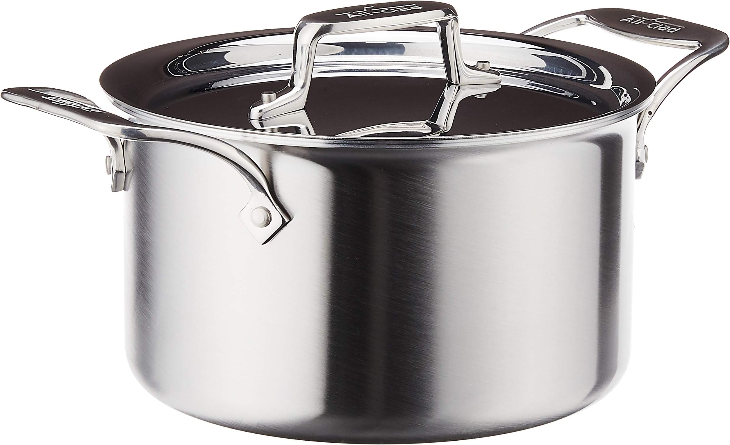 Amazon.com: All-Clad FusionTec Ceramic and Steel Core Stockpot 7 Quart ...