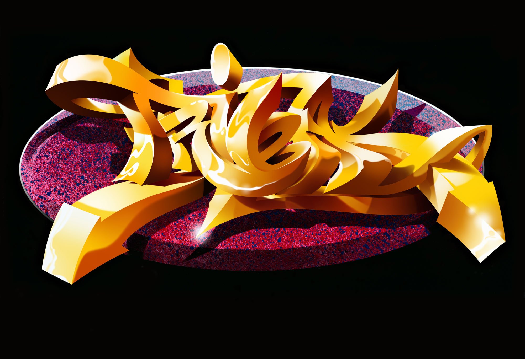 Tribal Gear Graffiti