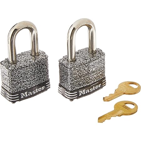 Master Lock 380T, 1-9/16 in. W, Black, 2 Piece - Outdoor Padlock ...
