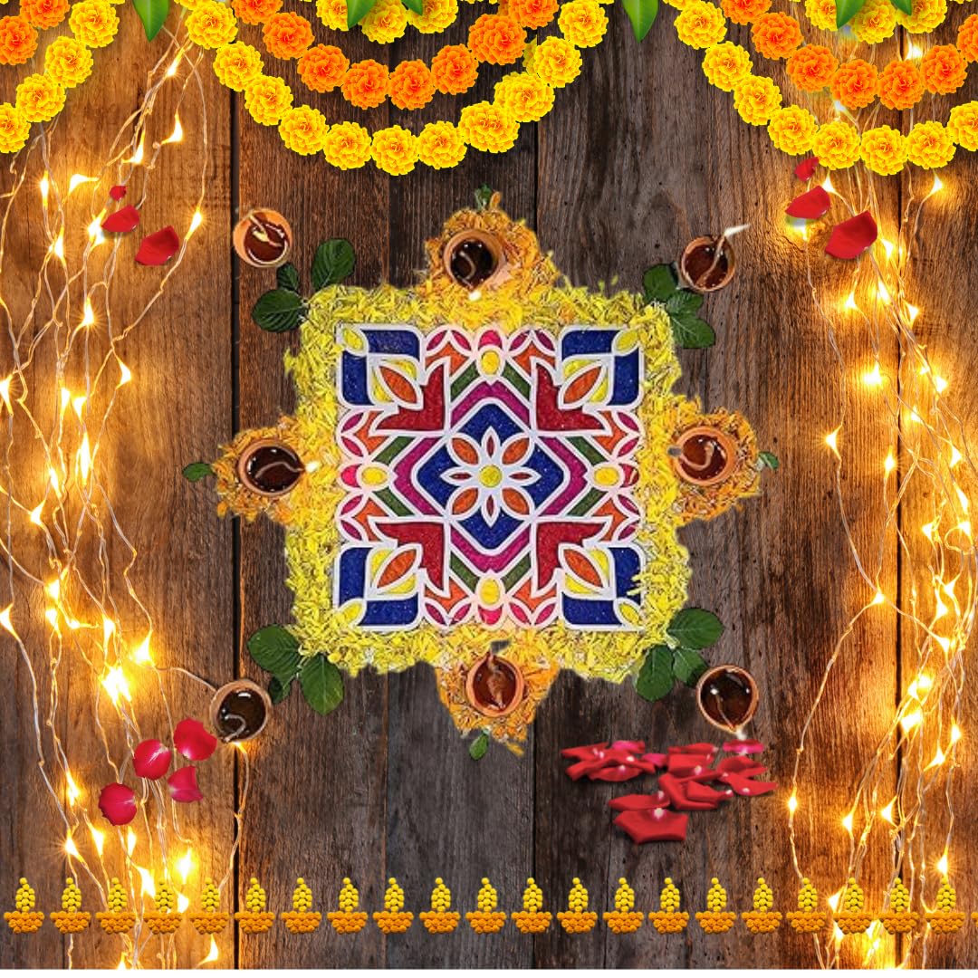 Rangoli For Wedding Table Centerpiece
