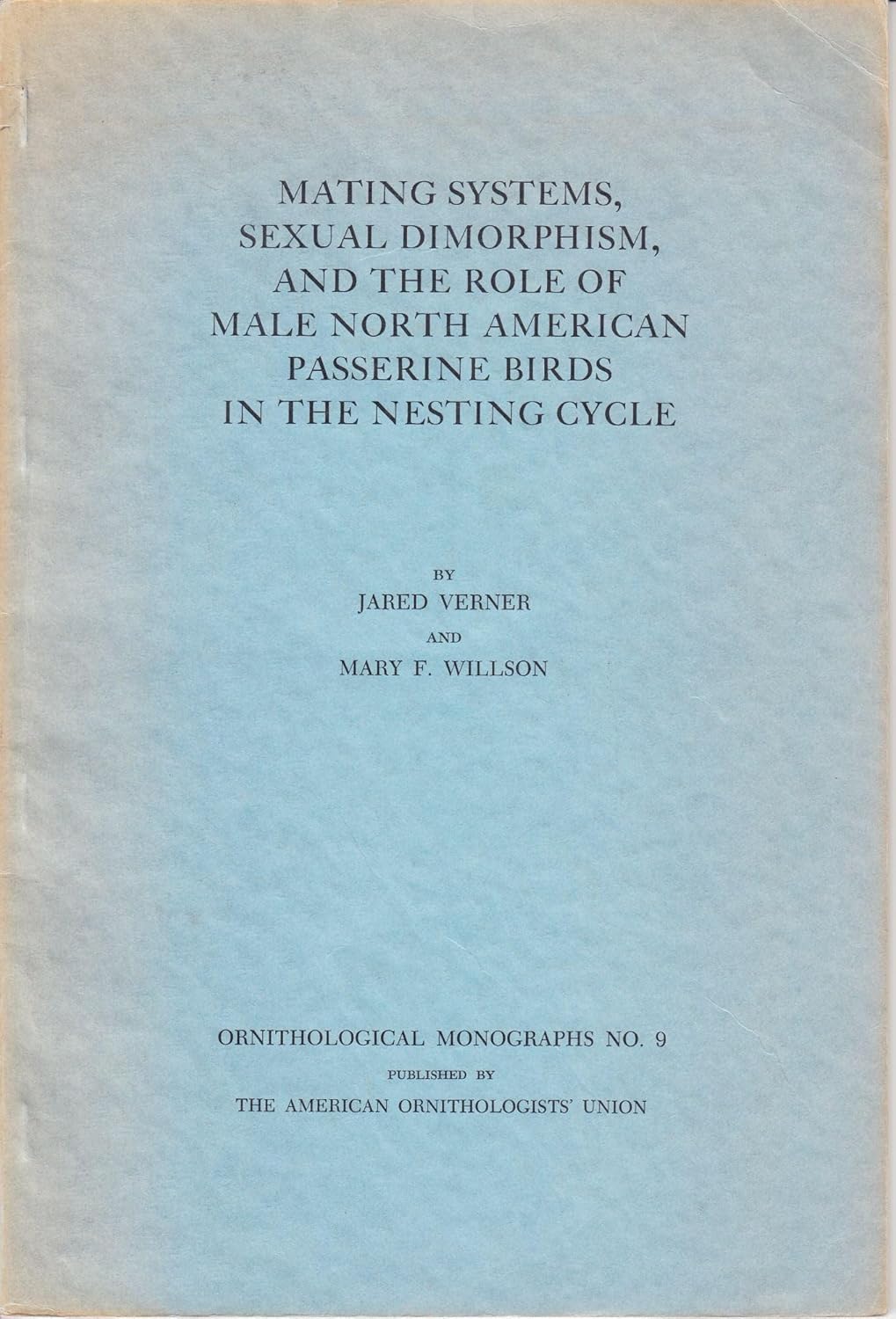 Mating Systems, Sexual Dimorphism, and the Role of Male North American ...