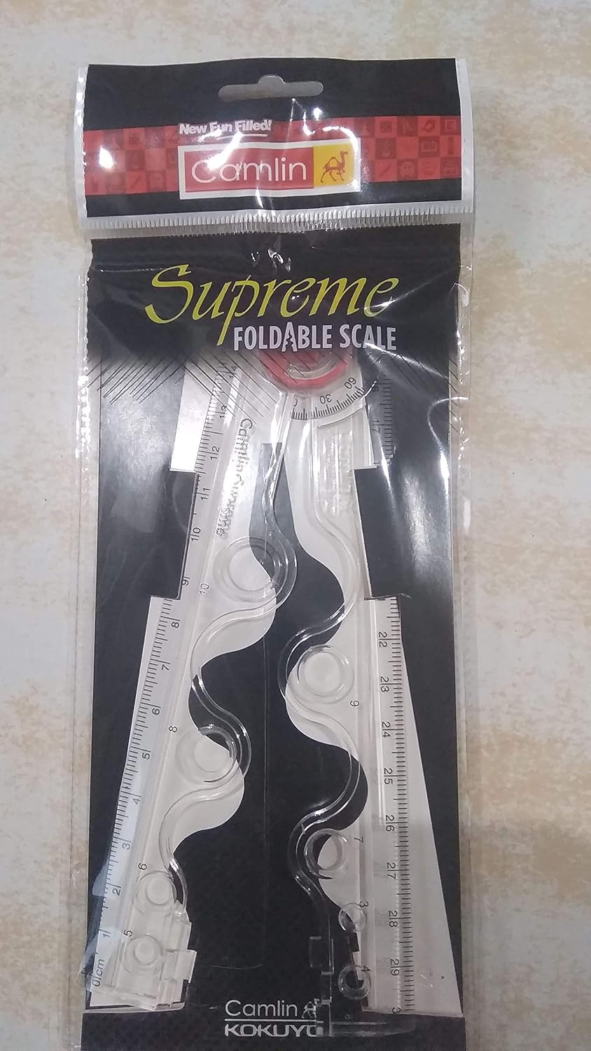 Camlin KOKUYO Supreme Foldable Scale- Pack of 5 : Amazon.in: Office ...