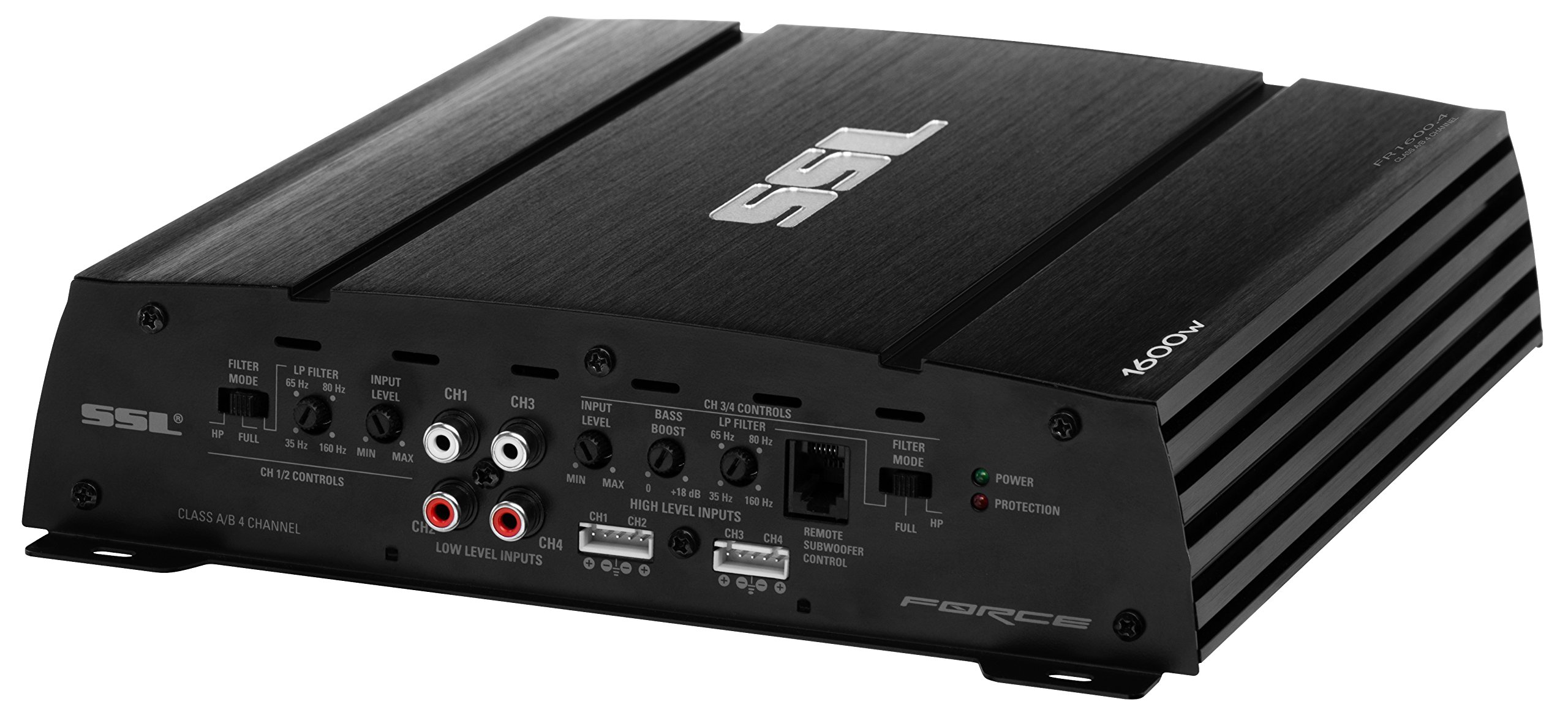 Sound Storm Labs FR1600.4 Force 1600 Watt 4 Channel 2 to 8 Ohm Stable ...