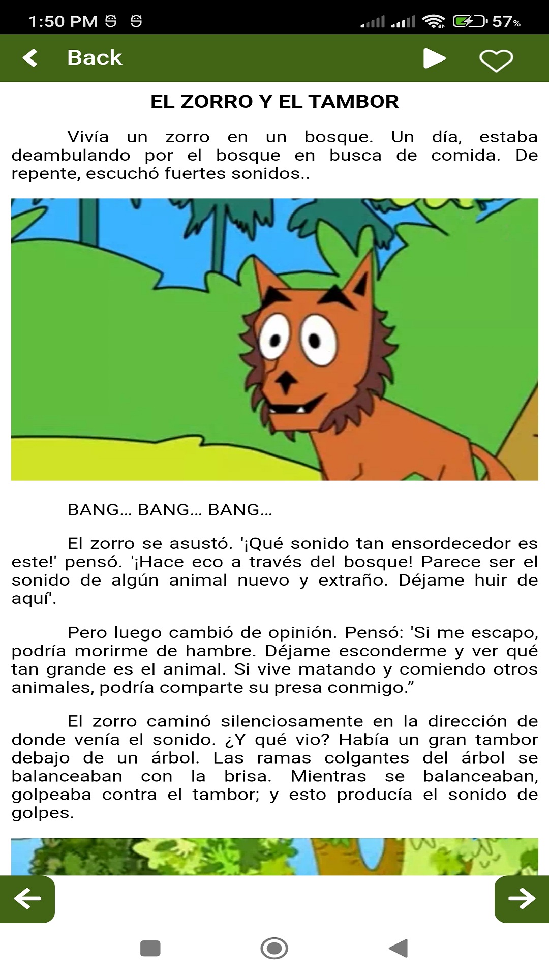 Spanish kids story with audio - App on Amazon Appstore
