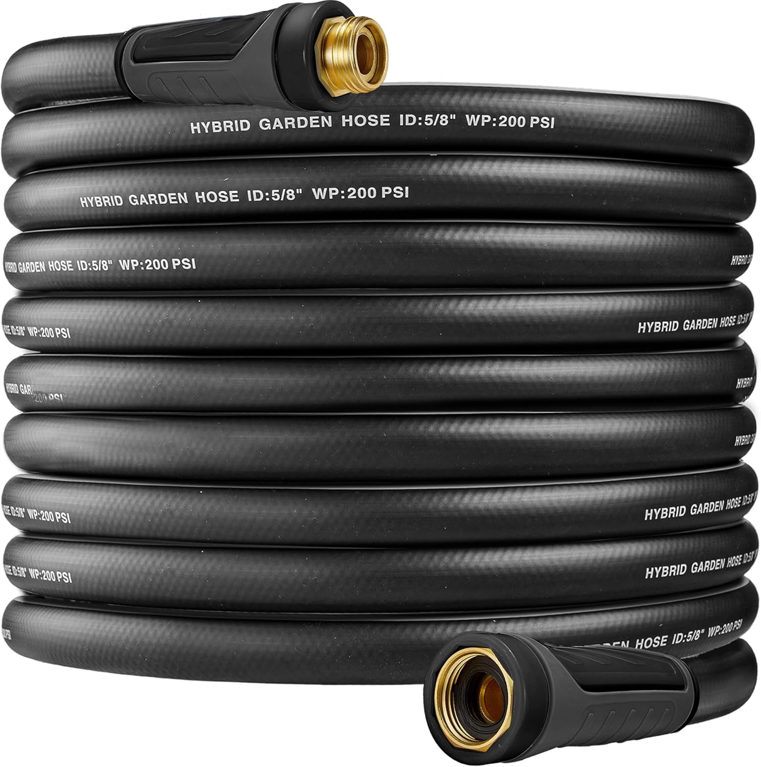 Amazon.com: Hybrid Garden Hose 200 FT x 5/8",Heavy Duty Water Hoses ...