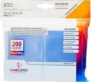 Amazon.com: Gamegenic Value Pack Standard Sleeves (200) : Toys & Games