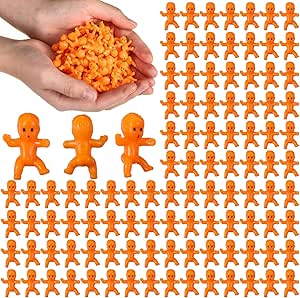 Amazon.com: VioraWhite 100 Pcs Mini Plastic Babies 1 Inch Tiny Baby ...