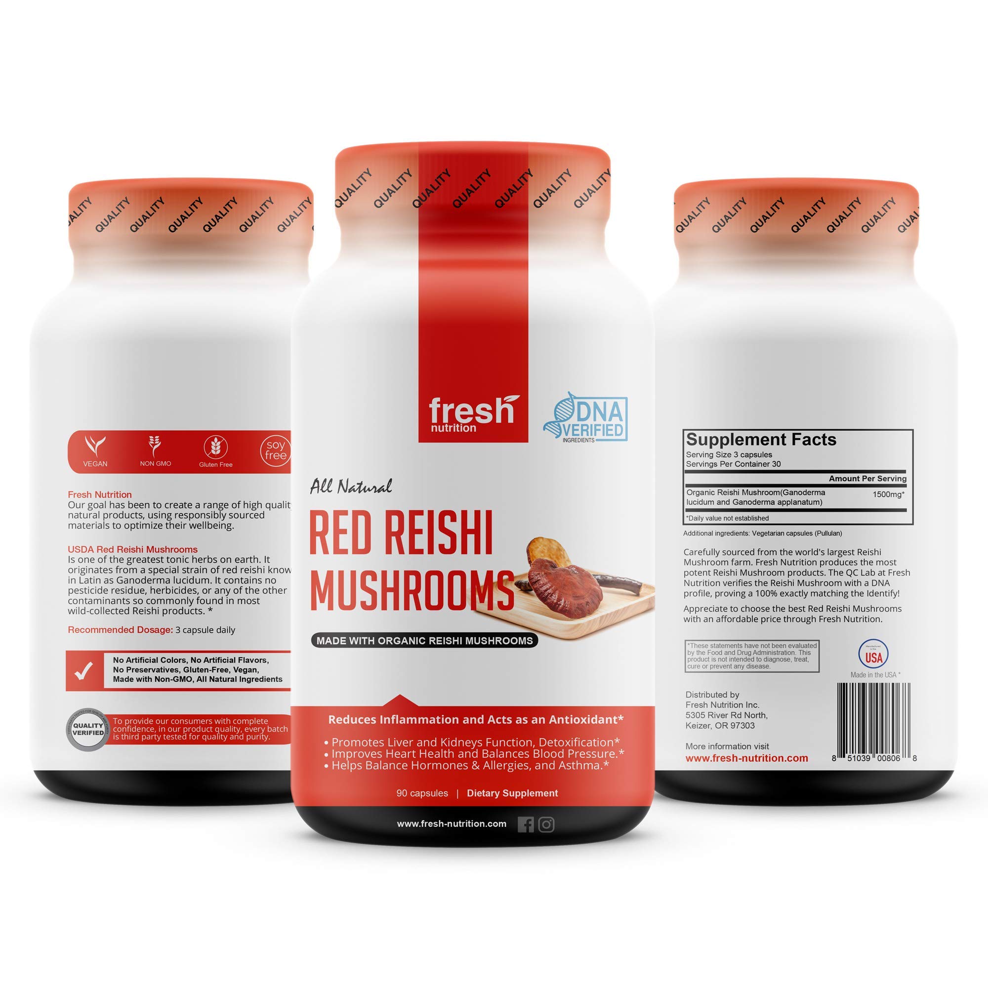 Cápsulas de hongos Reishi org...B07FYPLZ4L | Encarguelo.com