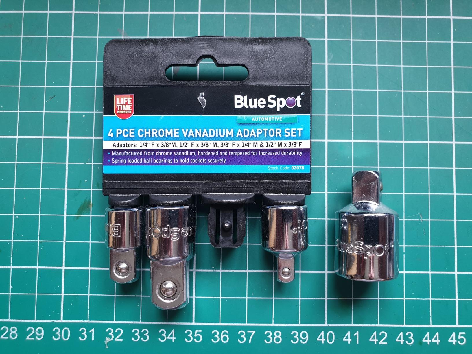 Blue Spot Tools 2078 B/SPOT Adaptor Set (4-Piece) : Amazon.co.uk: DIY ...