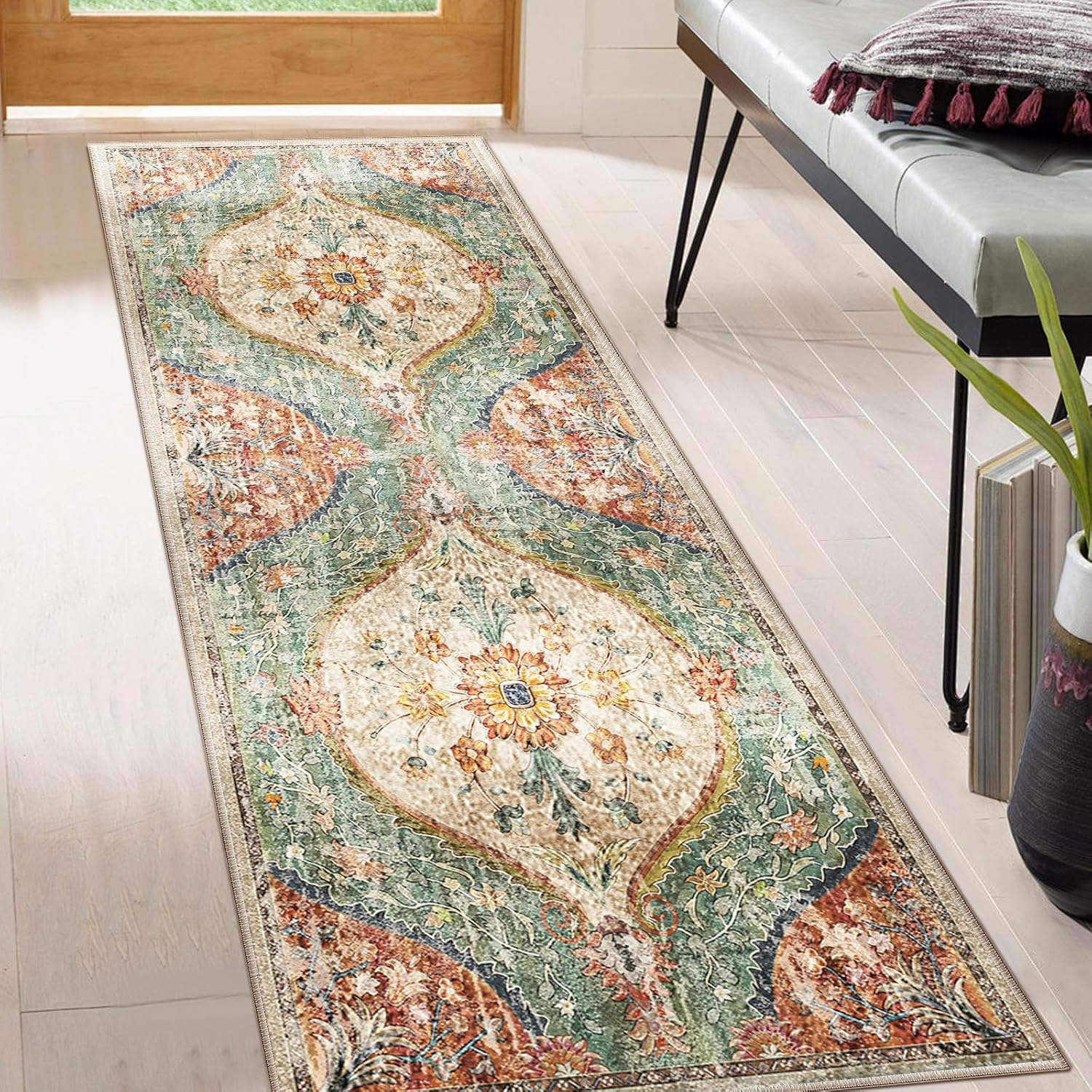 Amazon.com: CAPALOCA 2x6 Area Rugs for Living Room Machine Washable ...