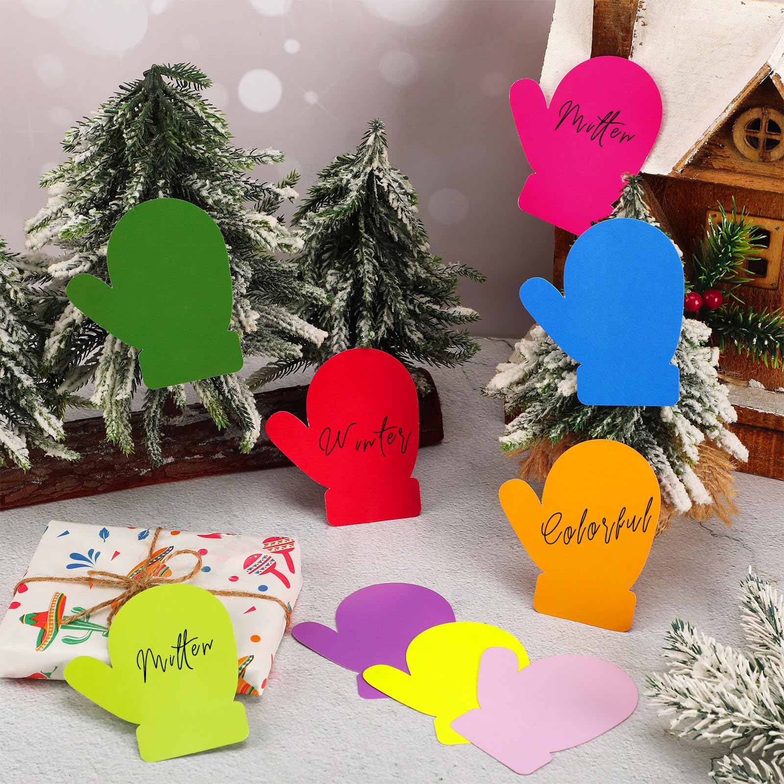 Snapklik.com : 108 Pcs Mitten Paper Cutouts Classroom Bulletin Board ...