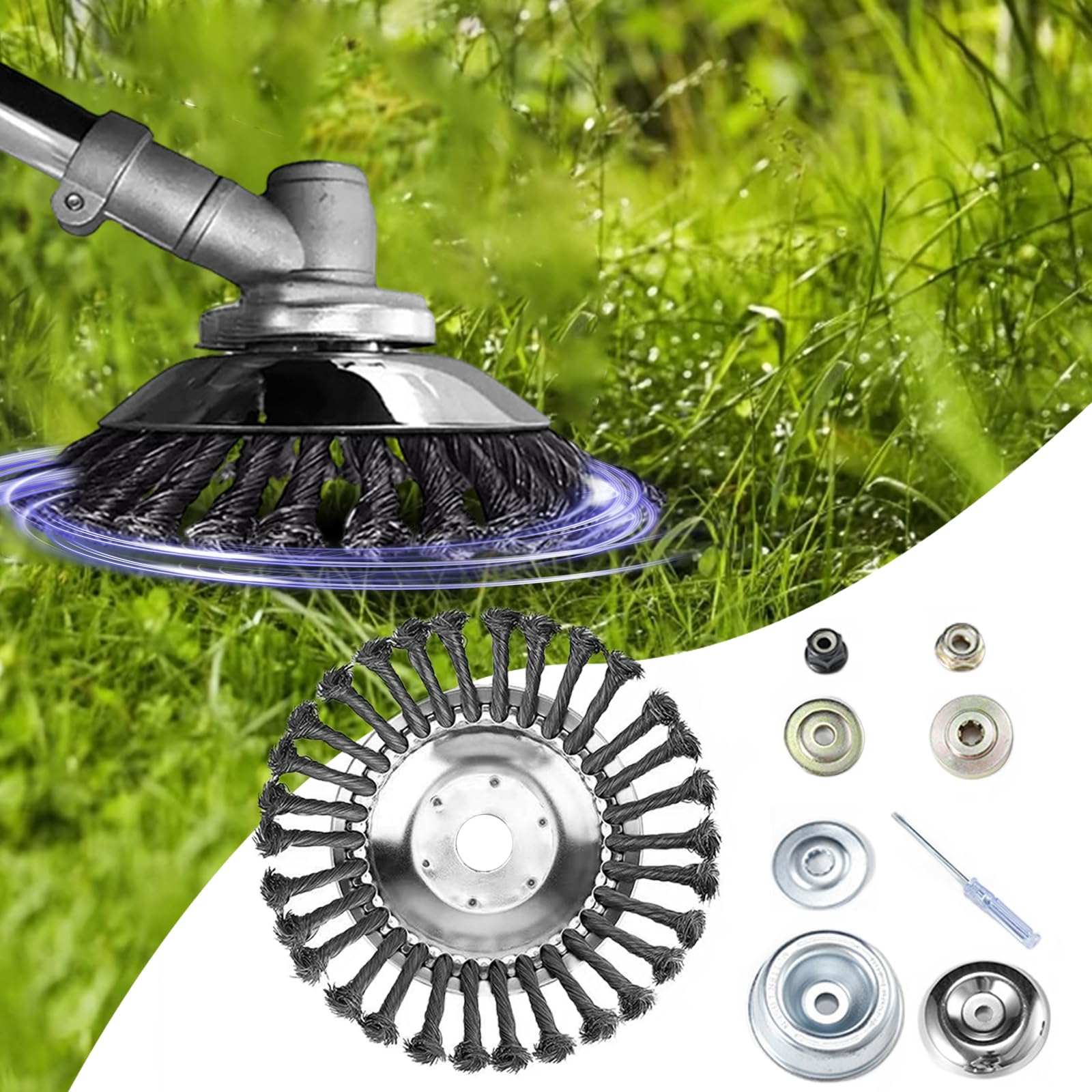 Amazon.com: 8 Inch Indestructible Trimmer Head - Unbreakable Wired ...