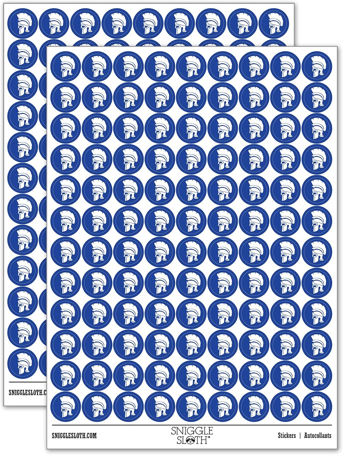 Amazon.com: Ancient Greek Roman Spartan Helmet 200+ Round Stickers ...