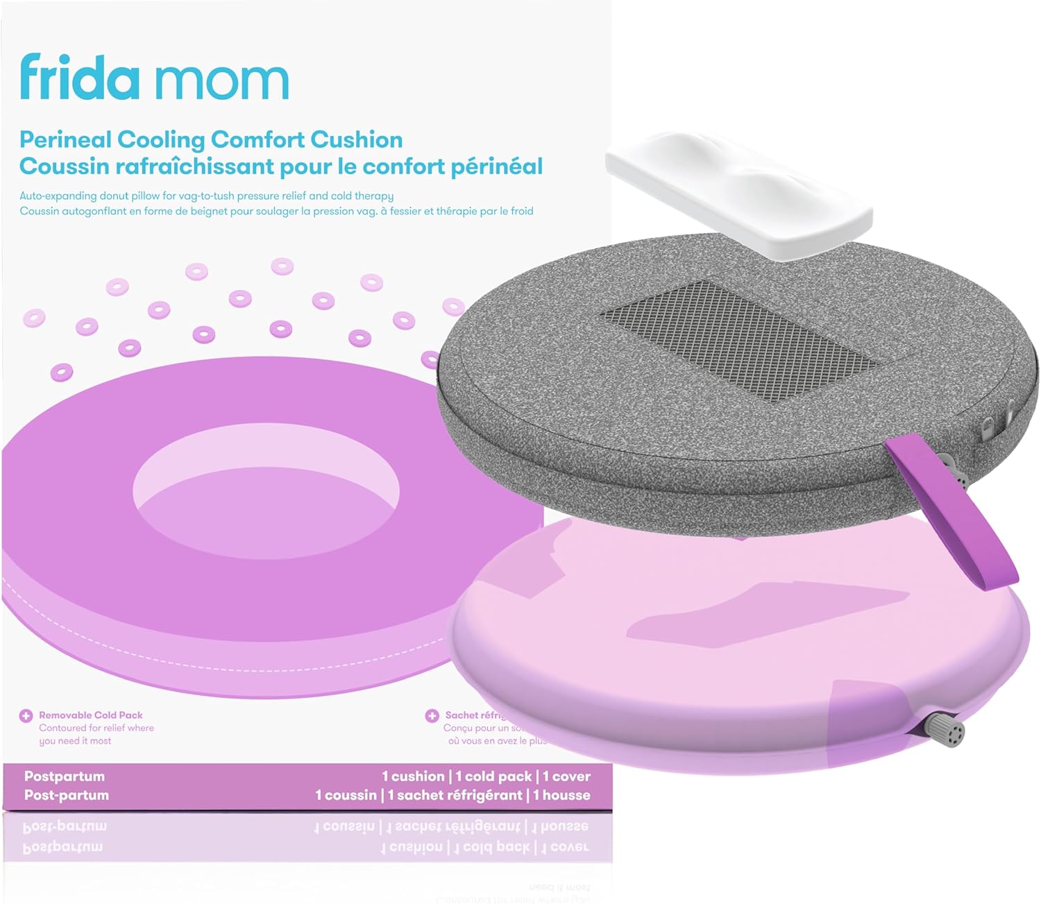 Frida Mom Donut Pillow Perineal Comfort Cushion with Cold Pack for Pain ...