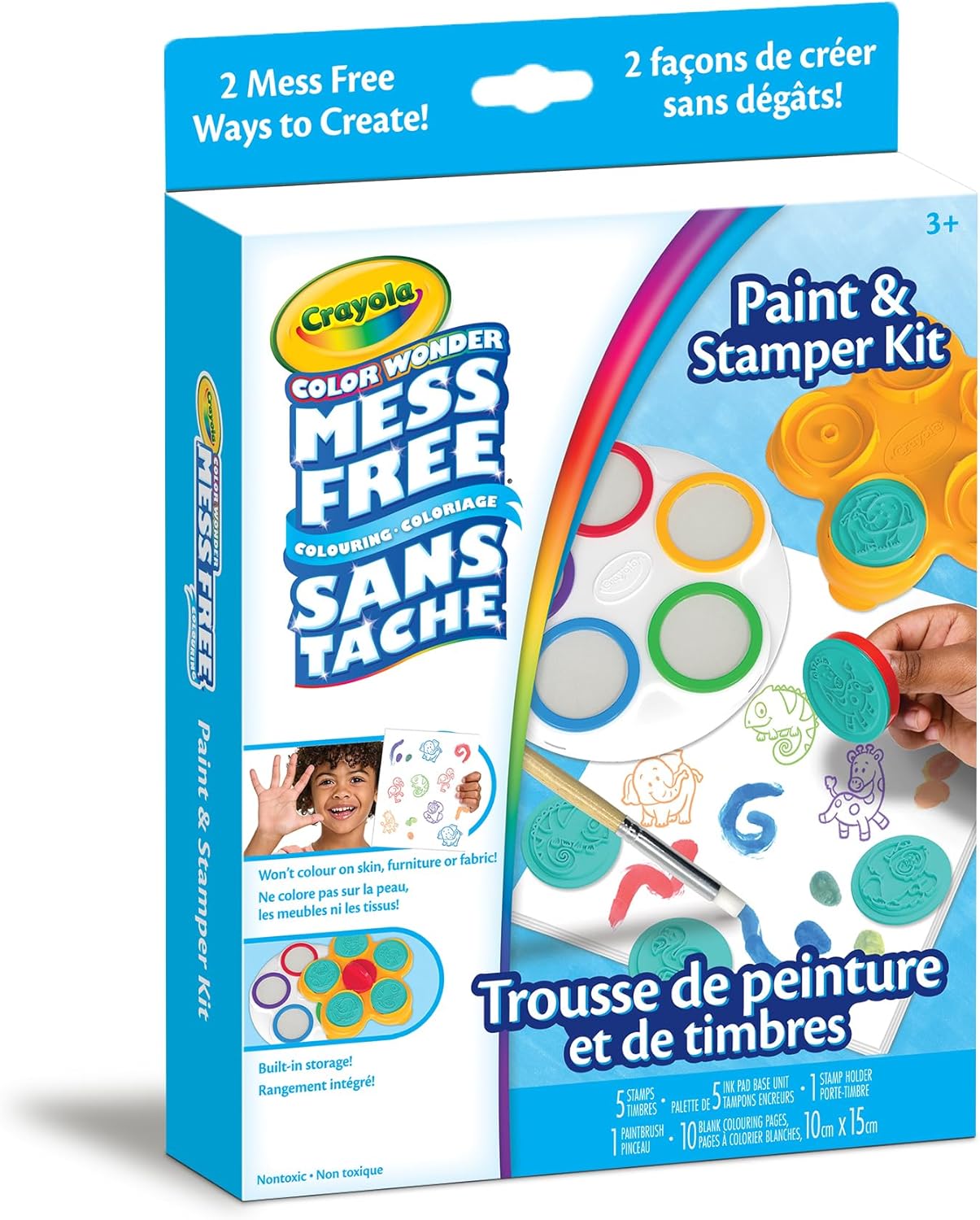 Amazon.com: Crayola Color Wonder Mess-Free Paint & Stamper Kit : Toys ...