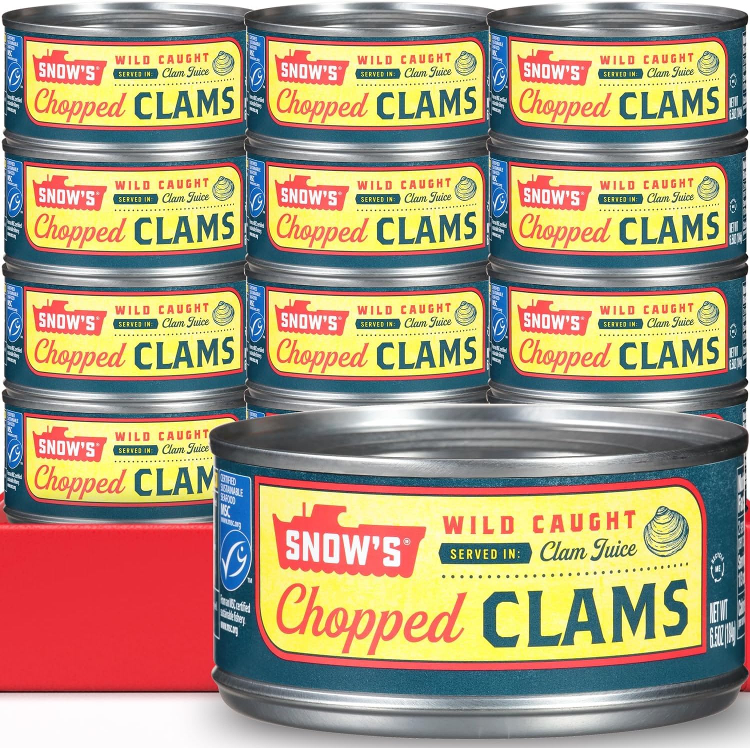 Amazon.com: Cento Whole Baby Clams, 10-Ounce Cans (Pack of 12 ...