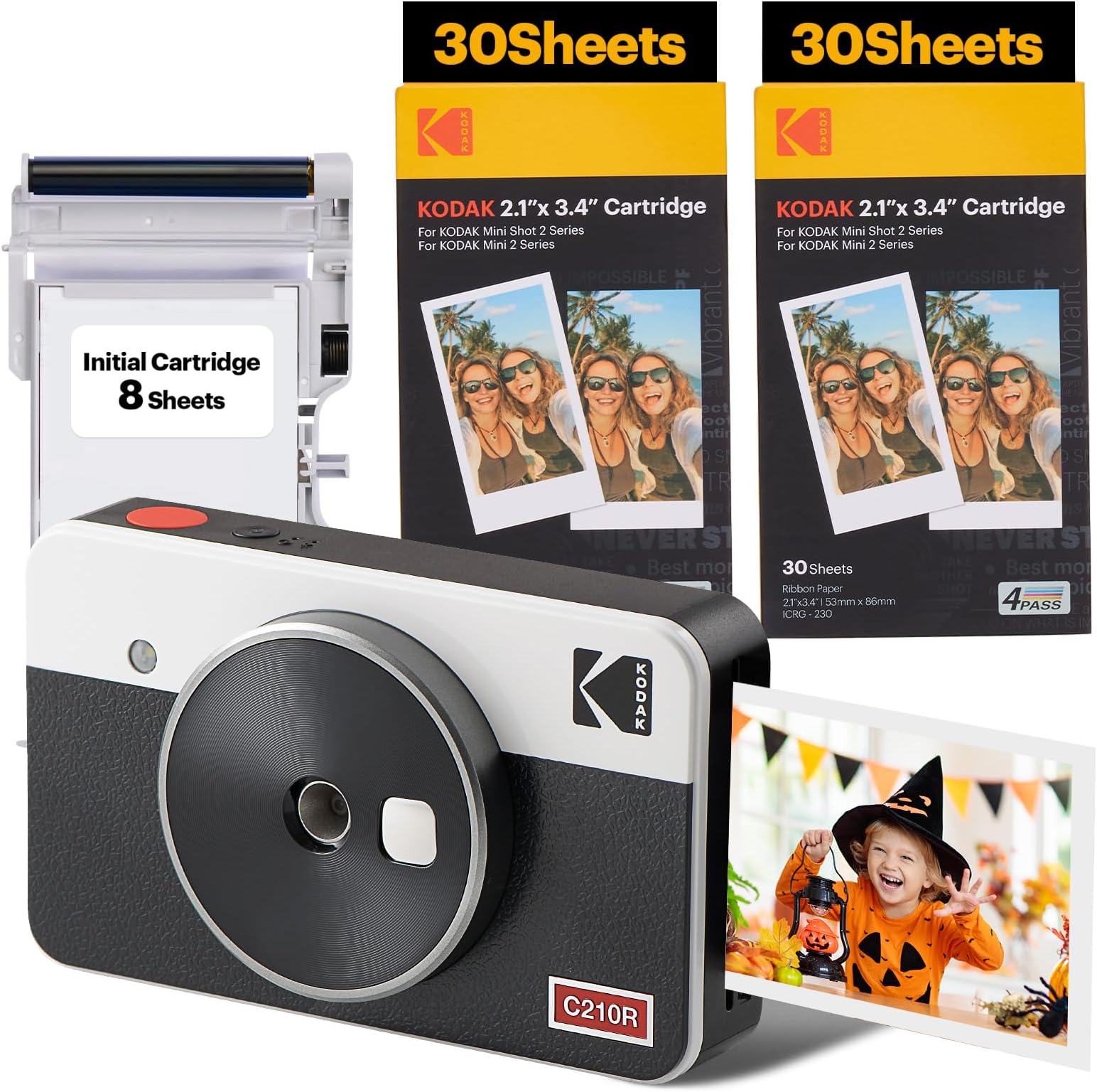 instax hybrid Instant Camera and Printer, Bluetooth, Blush Gold, LiPlay ...