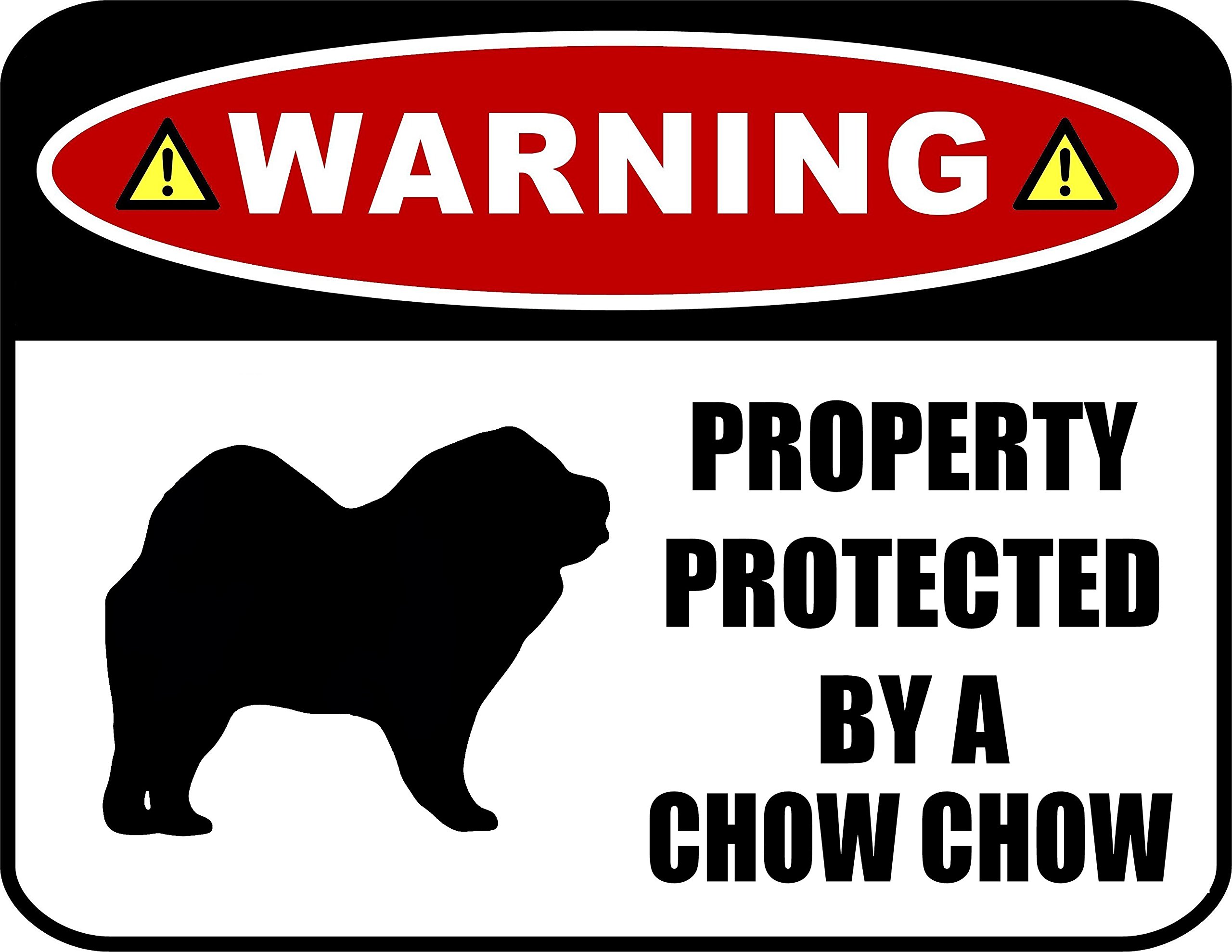 Amazon.com : PCSCP Warning Property Protected by a Chow Chow ...