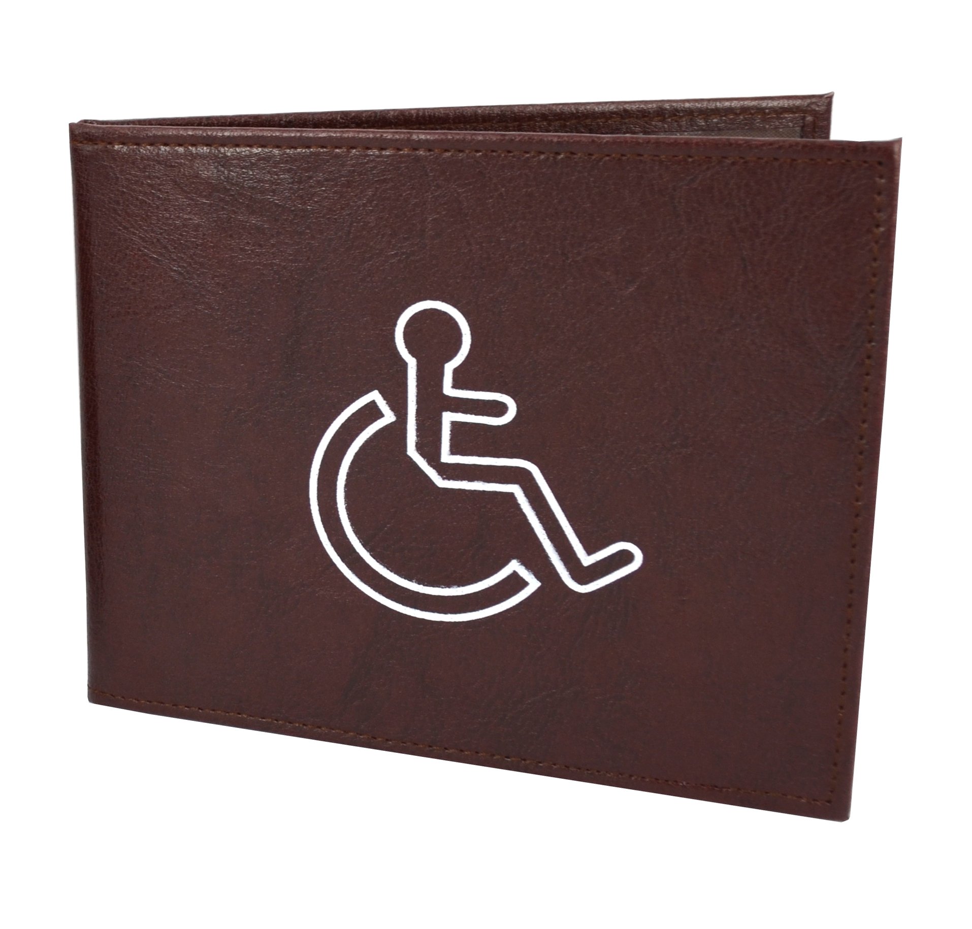 Disabled Parking Badge Holder Brown Disability Wallet Car : Amazon.co ...