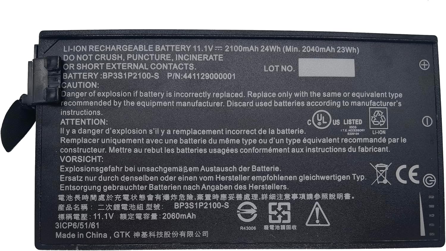 Amazon.com: NBULBL BP3S1P2100-S BP3S1P2100 Laptop Replacement Battery ...