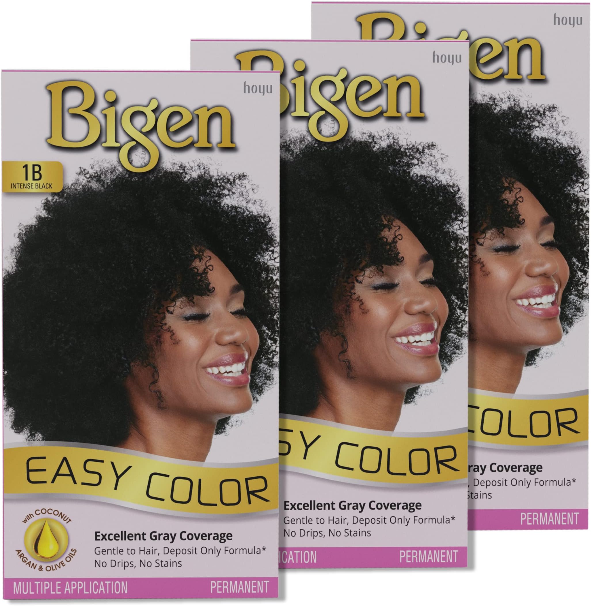 Amazon.com : 1B Bigen Easy Color for Women Intense Black-New Formula ...